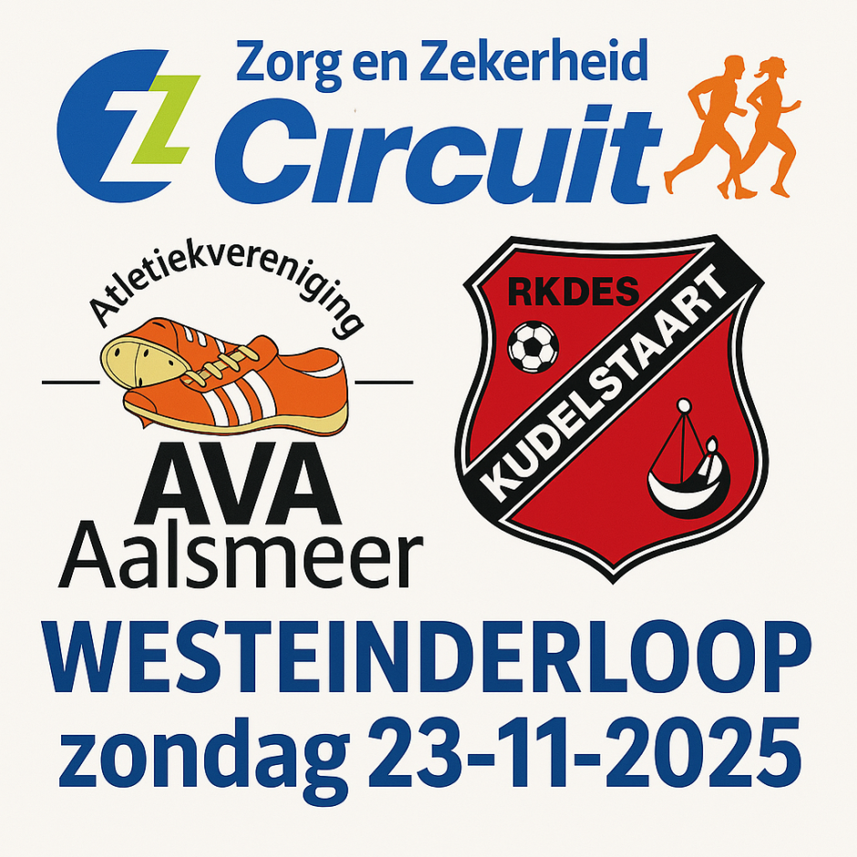 Westeinderloop op zondag 23 november 2025 · Atletiek Vereniging Aalsmeer